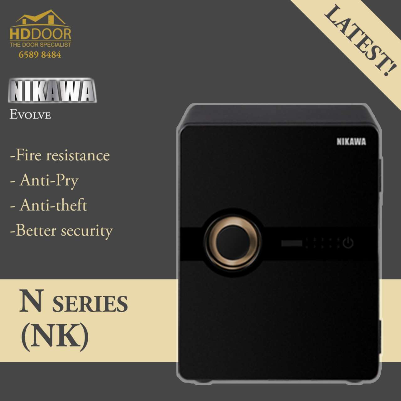 Nikawa Evolve EV040-NK Designer Safe Box | Nikawa Singapore