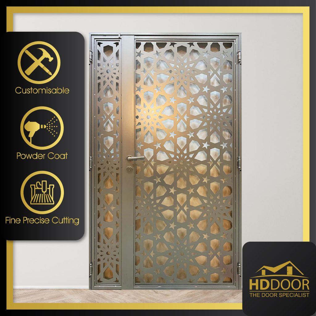 3D Laser Cut Design Gate - HDL02 | HDB Gate Manufacturer in Singapore