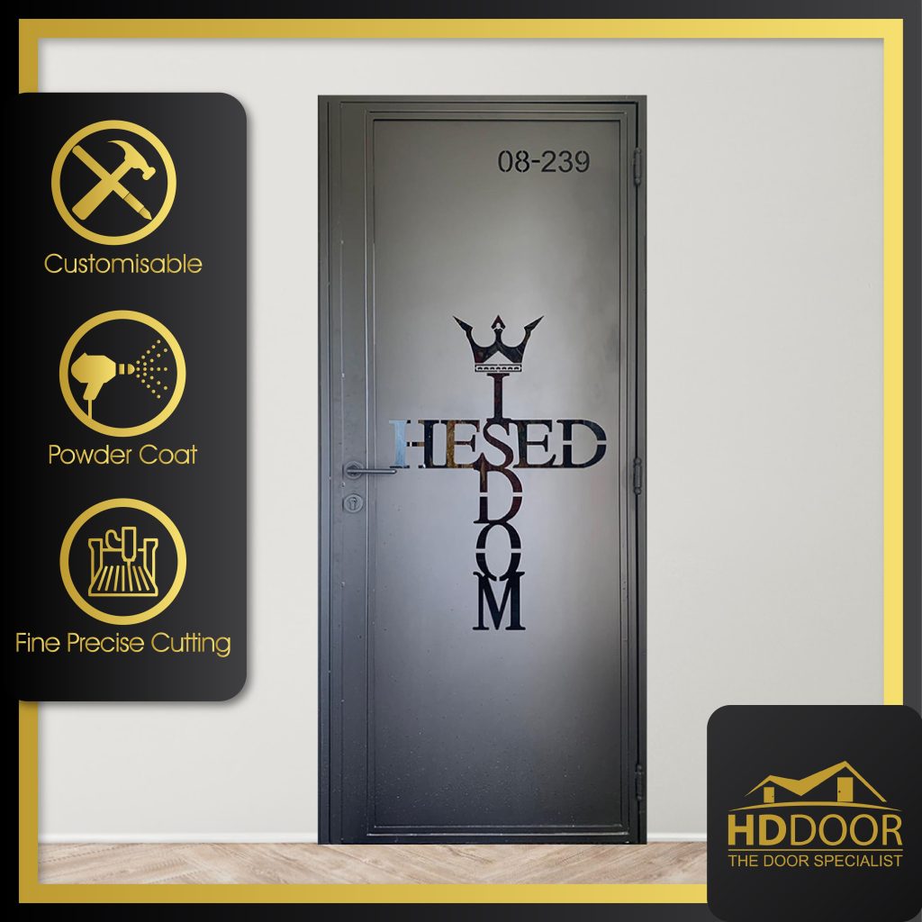 3D Laser Cut Design Gate - HDL08 | Customize Laser Cut Gate Singapore