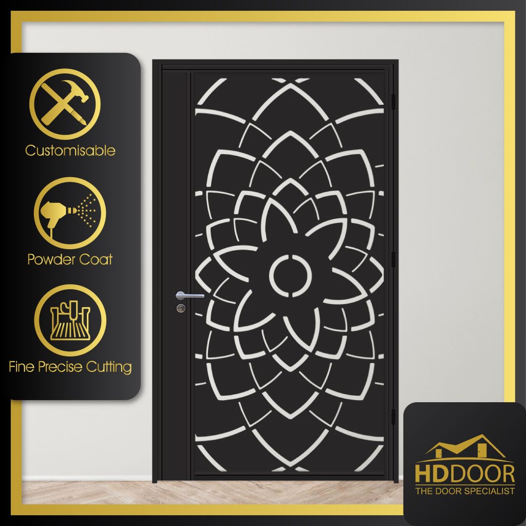 3D Laser Cut Design Gate - HDL19 | Steel Gate Laser Cutting