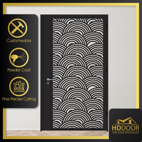 3D Laser Cut Design Gate - HDL25 | Laser Cutting Designs Gate Singapore