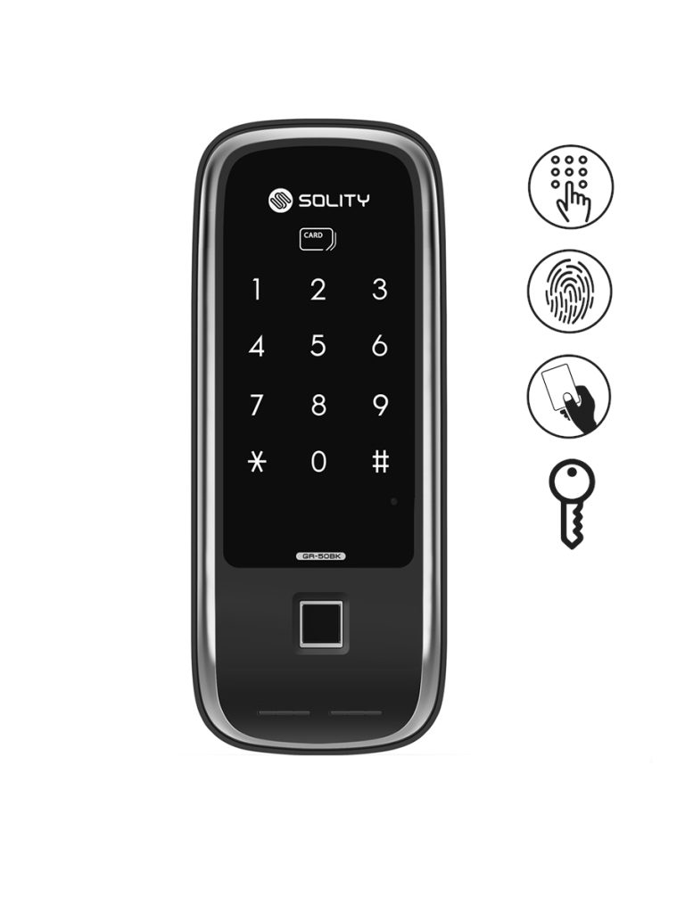 Solity Digital RIM Lock | Solity GR50BK Door Locks