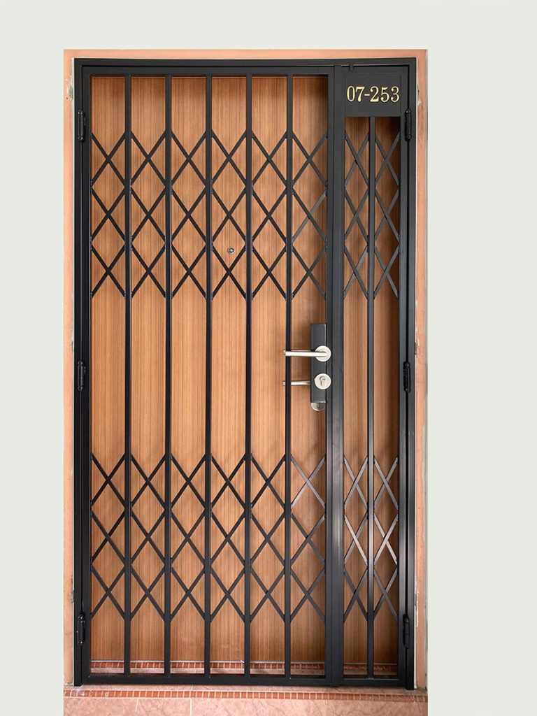 Mild Steel Gate HD-515 | Safety Gate For Main Door in Singapore